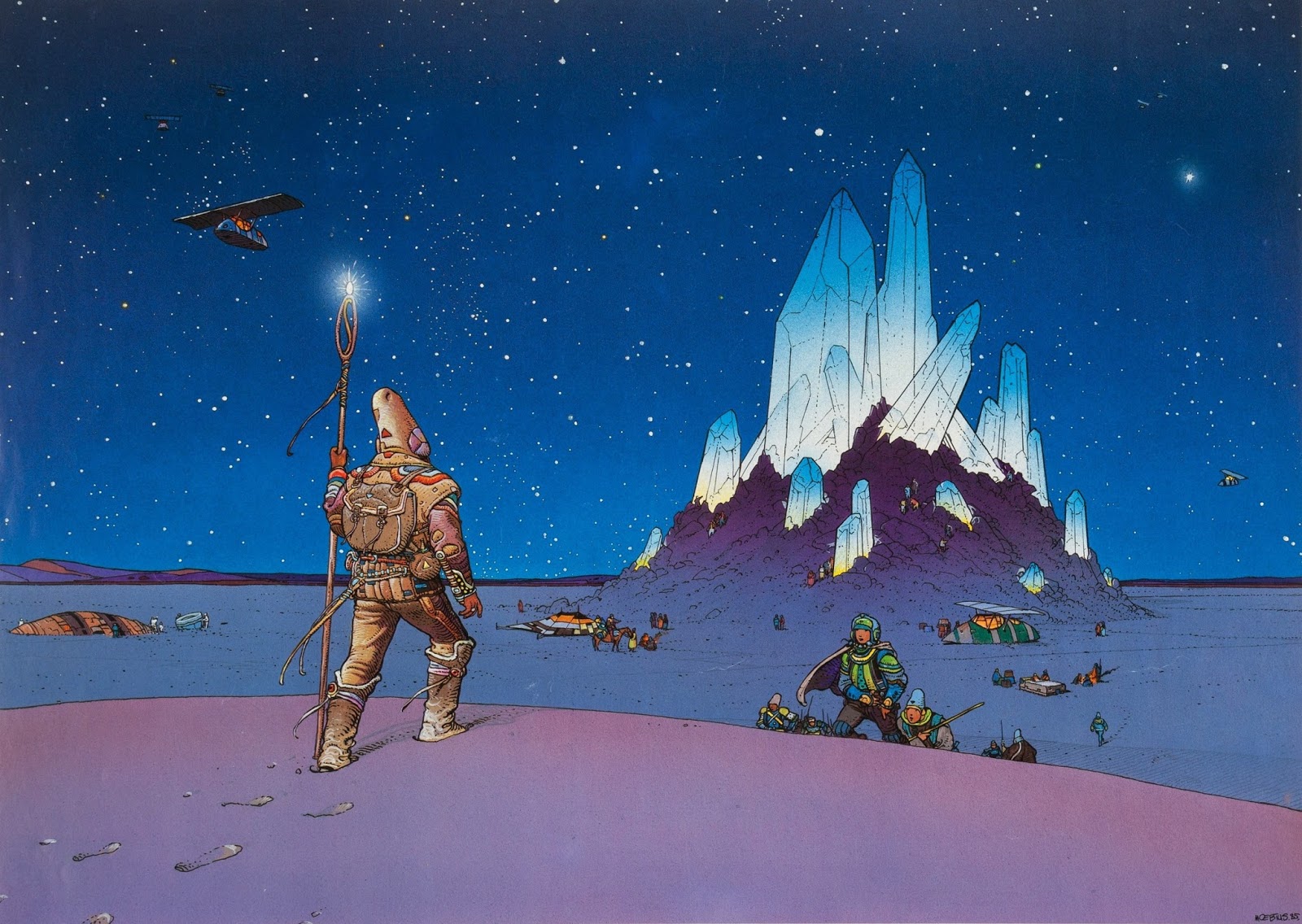 Cap'n's Comics: Crystal by Moebius