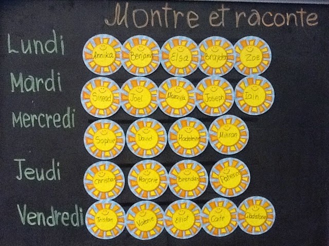 Tout le monde à bord !: Montre et raconte/Show and tell