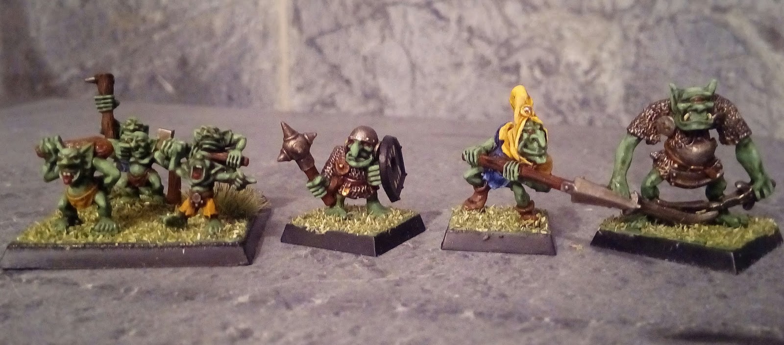 Vanhaa Vasarointia: Goblinoids of different size and shape