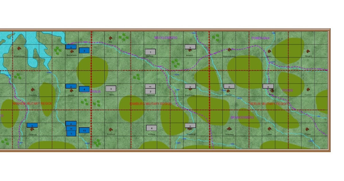 napoleonic wargaming: Campaign Map to Table