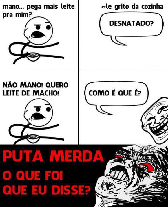 Piadas Memes: Leite de macho!