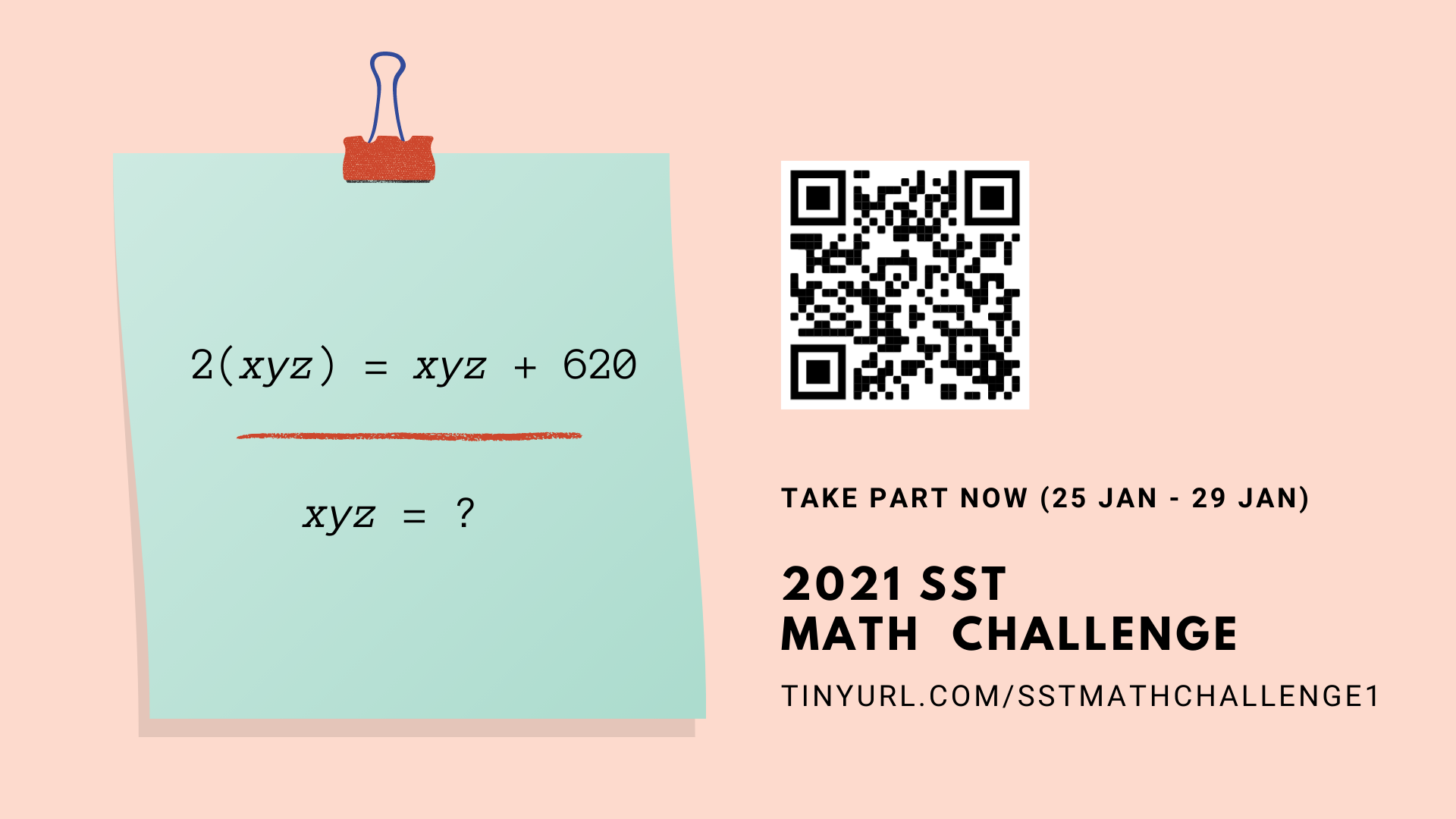2021 S1-06 Mathematics: [An Invitation] Schoolwide Math Challenge