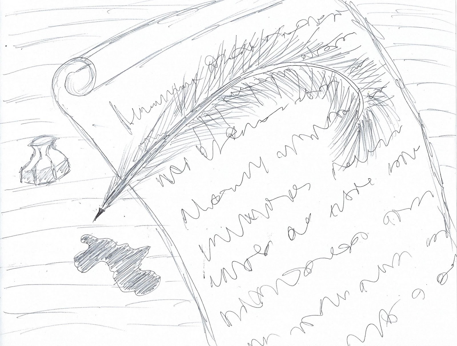 Flinching Forward Fast: Drawing Gallery (First Year)