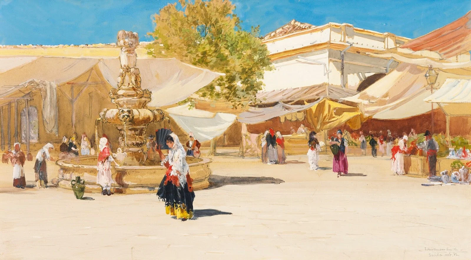 F. Hopkinson Smith (1838-1915) Landscape / Genre painter | Tutt'Art ...