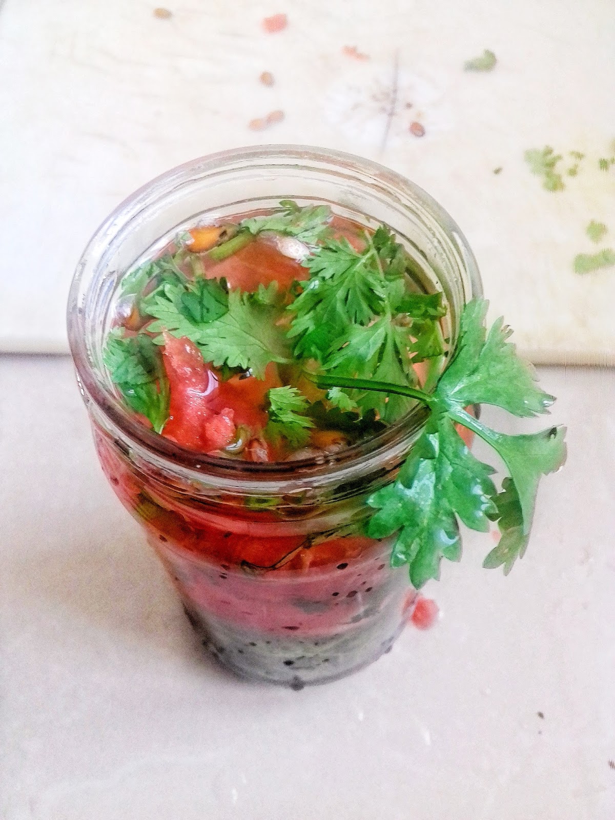 7 DAY INFUSED WATER CHALLENGE DAY 2 - WATERMELON CILANTRO WATER