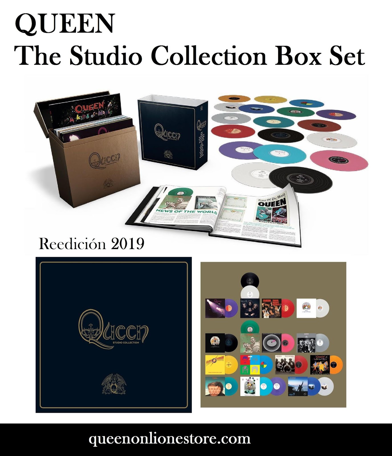 Queen en México: The Queen Studio Collection...¡Regresa!