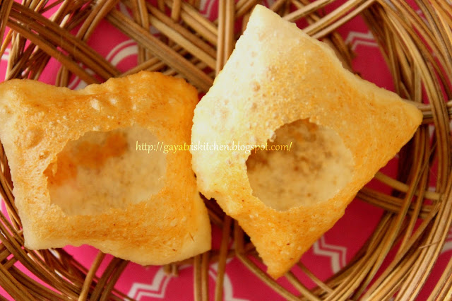 Gayatri's Kitchen: POORI | PURI for PANI PURI | PURI FOR GOLGAPPA or ...