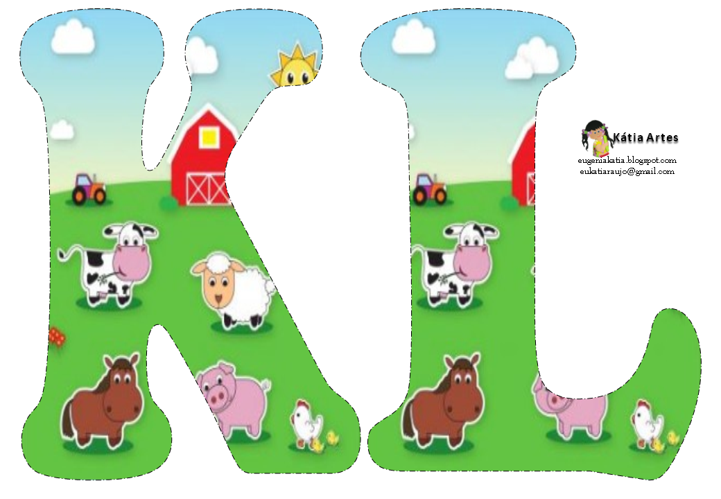 Alfabeto de la Granja. - Oh my Alfabetos!