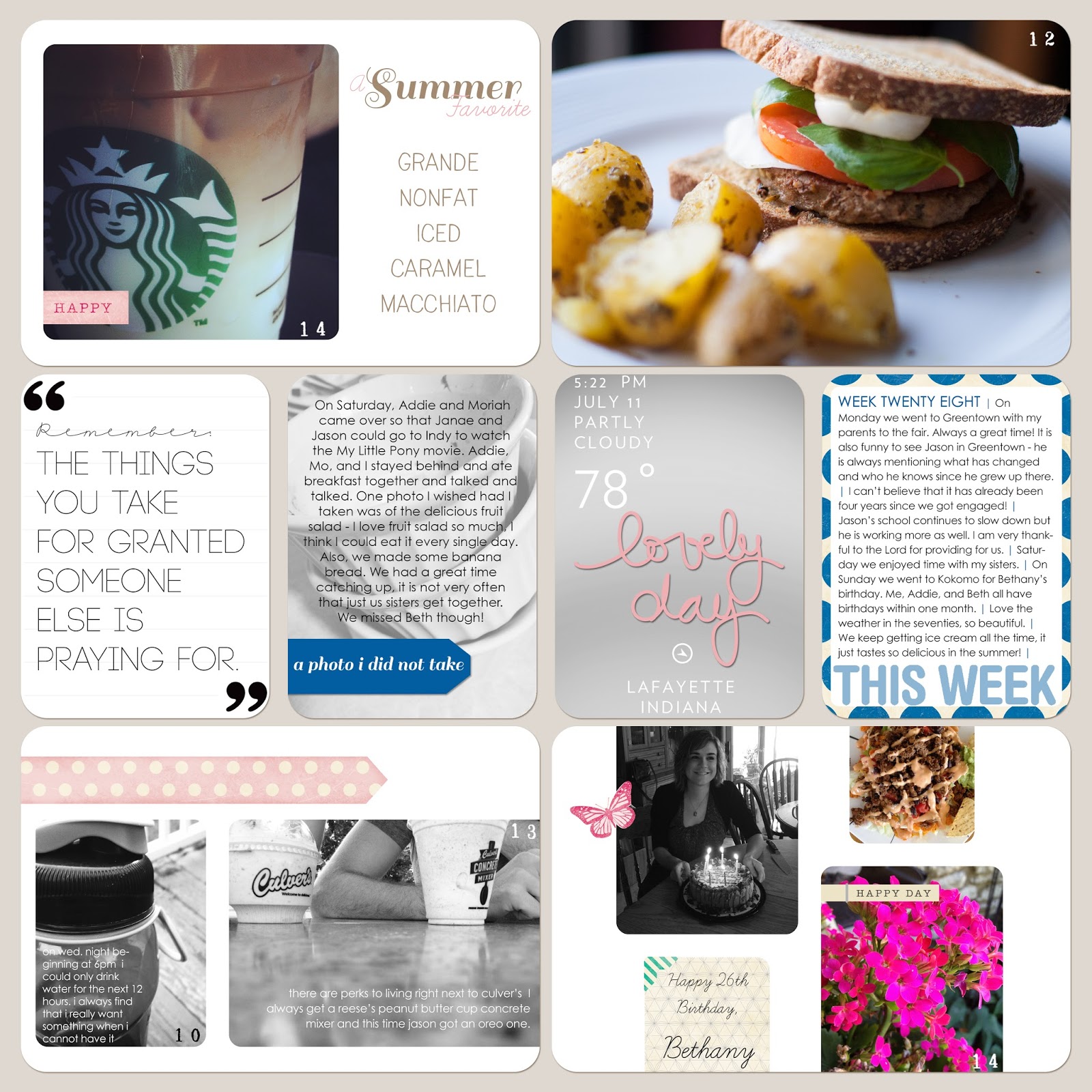 The Ney Life: Digital Project Life 2013: Weeks 27 & 28