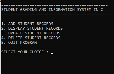 Free Programming Source Codes and Computer Programming Tutorials: STUDENT GRADING AND ...