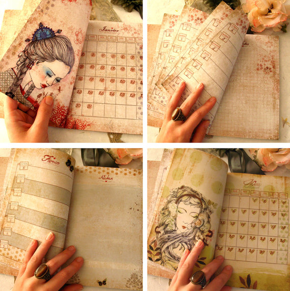 Paper and Pins... my handmade journey: Beautiful Diaries for 2012...