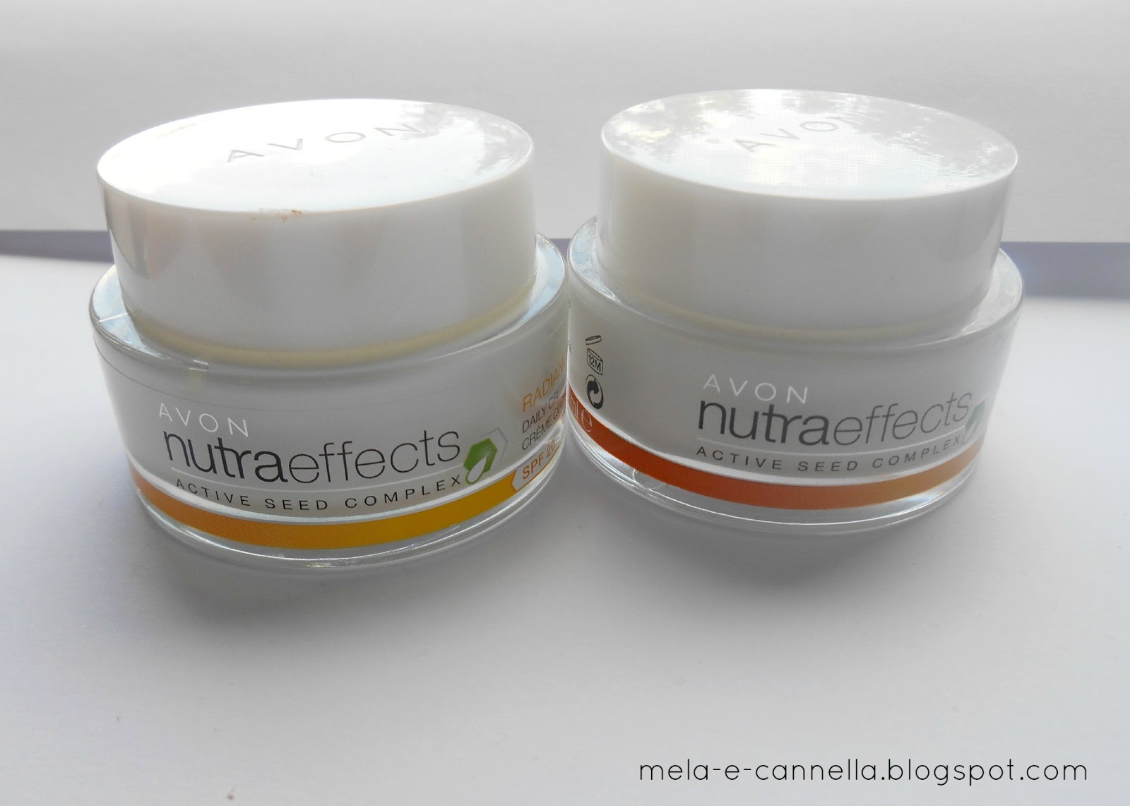 mela-e-cannella: Avon NutraEffects - Radiance Daily Cream SPF 20 & Avon ...