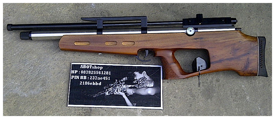 senapan angin pcp: senapan angin gas pcp AIRARMS s410 BULLPUP