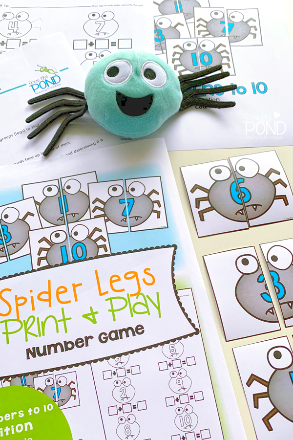 Spider Legs Addition Game | From the Pond