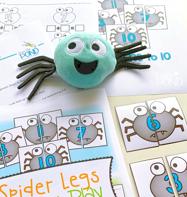 Spider Legs Addition Game | From the Pond