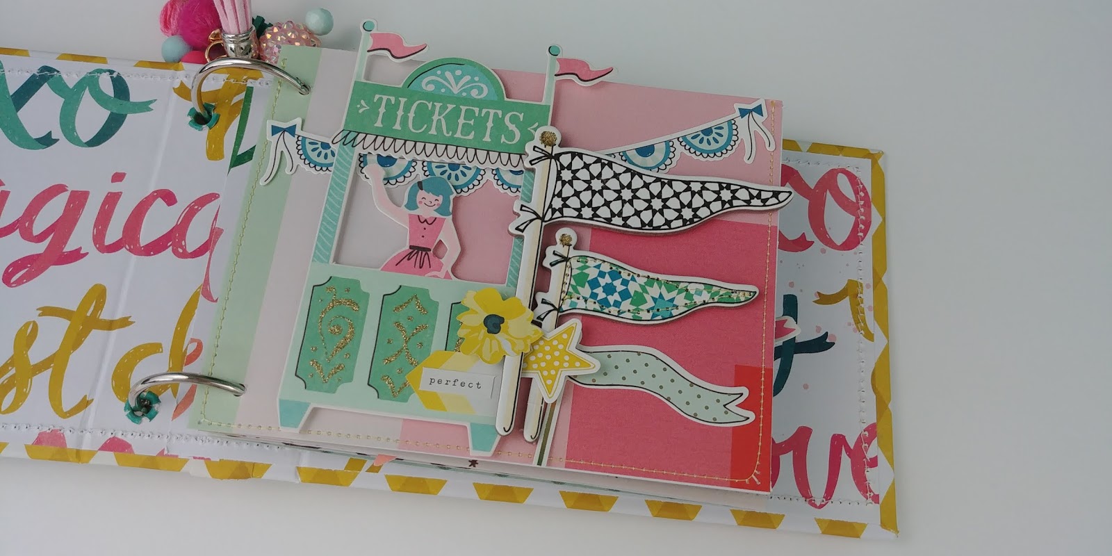 Binder Style Mini Album with Pocket Pages