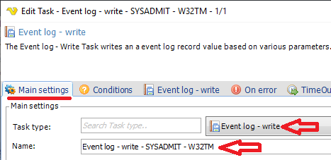 VisualCron: Tarea basada en evento | SYSADMIT