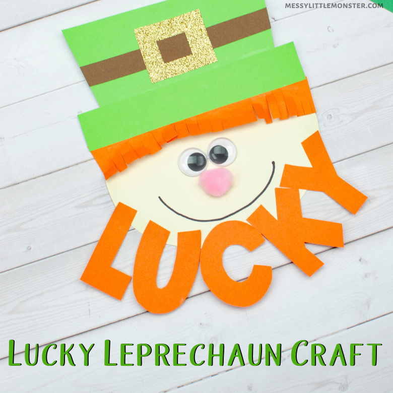 St Patricks Day Lucky Leprechaun Craft - Messy Little Monster