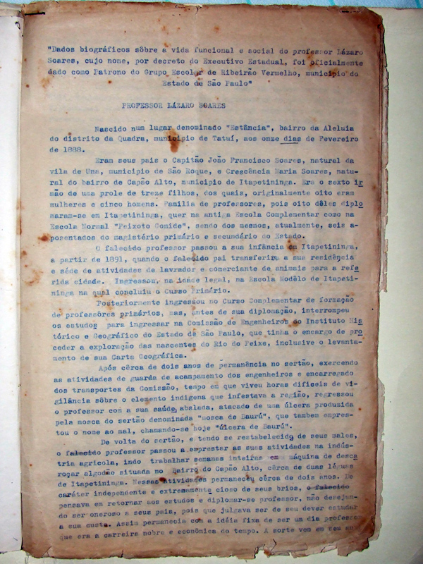 Riversul e suas curiosidades: Documentos Antigos e fotos