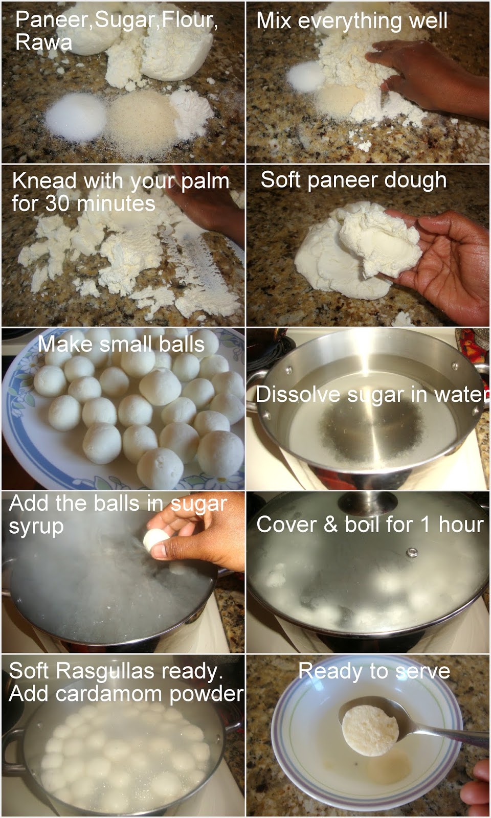 Rasgulla Recipe Step By Step
