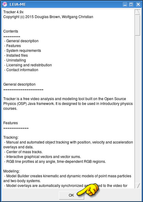 Software Tracker no Ensino da Física: Instalação do Tracker no Linux 3. ...