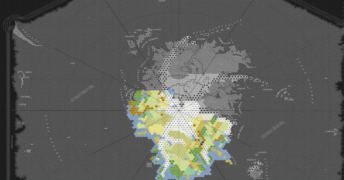 Mapping Hyperborea with Worldographer