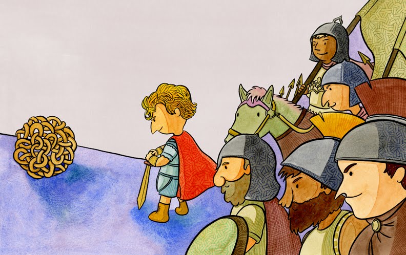 MAPLE LAM: Alex and the Gordian Knot