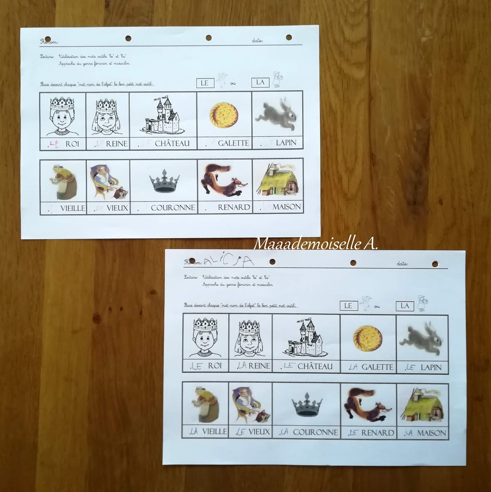 Maaademoiselle A.: || Exploitation d'album : Roule galette