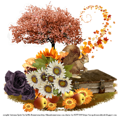 Escape From Reality Blog: FTU 'Autumn Sprite' Cluster Frames LMB