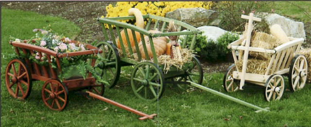 Eye For Design: Decorating Indoors and Gardens With Goat Carts