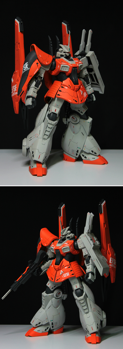 Custom Build: 1/100 Rick Dijeh "Amuro Ray Custom"