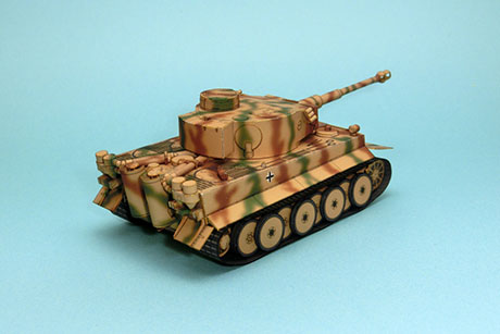 Tiger I Tank Paper Model | Paperized Crafts