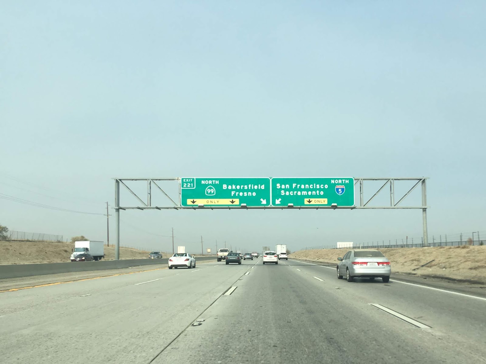 California State Route 99/Old US Route 99 Freeway Part 1; Interstate 5 ...