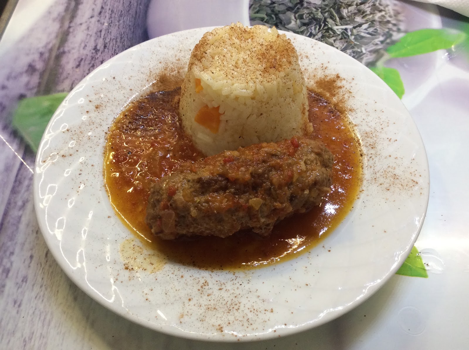 CookArt | by elenfly: Σουτζουκακια με ρυζι καμπουριτσα