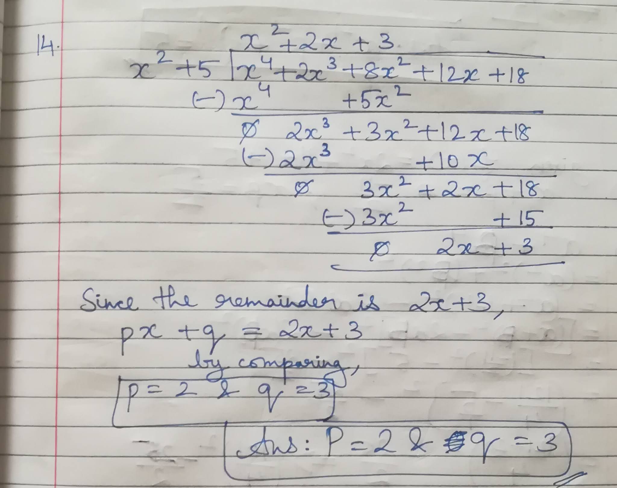 NCERT Class-10 Maths Chapter-2:Polynomials Worksheet - 1