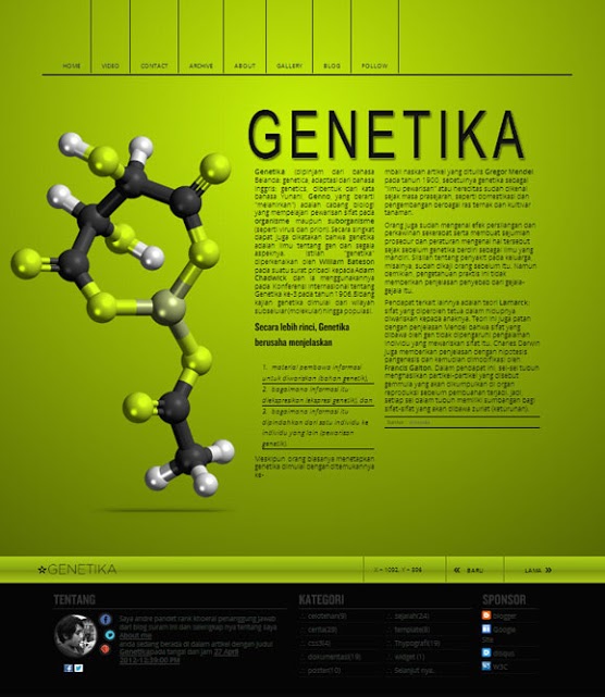 Pola-Pola Hereditas: contoh contoh poster ilmiah materi genetika