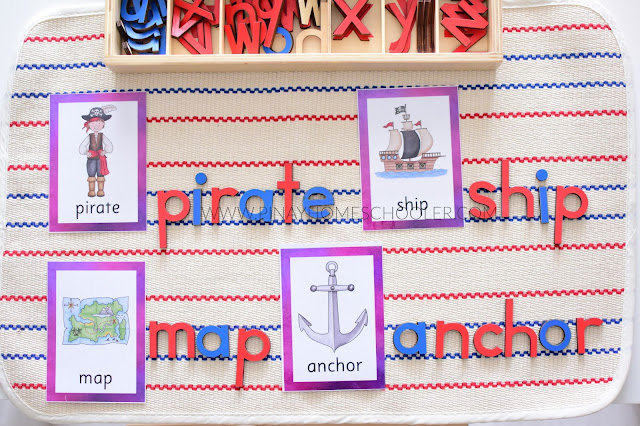 Pirates Preschool Math and Literacy Mini Unit | The Pinay Homeschooler