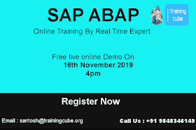 Best SAP ABAP online training/ABAP online course in hyderabad.