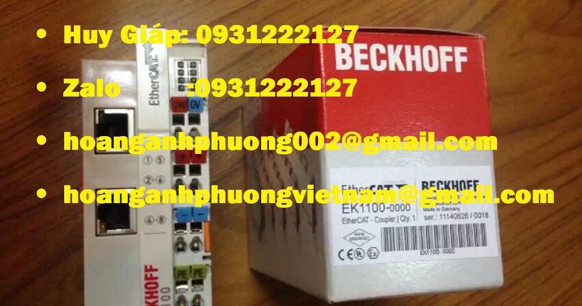 EK1100 beckhoff module Ethernet ~ THỦY LỰC PG