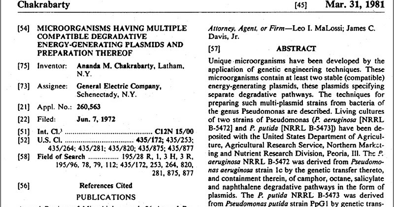 INDIA INVENTS: PATENTING OF MICRO-ORGANISMS IN INDIA, HOME OF PIONEER ...
