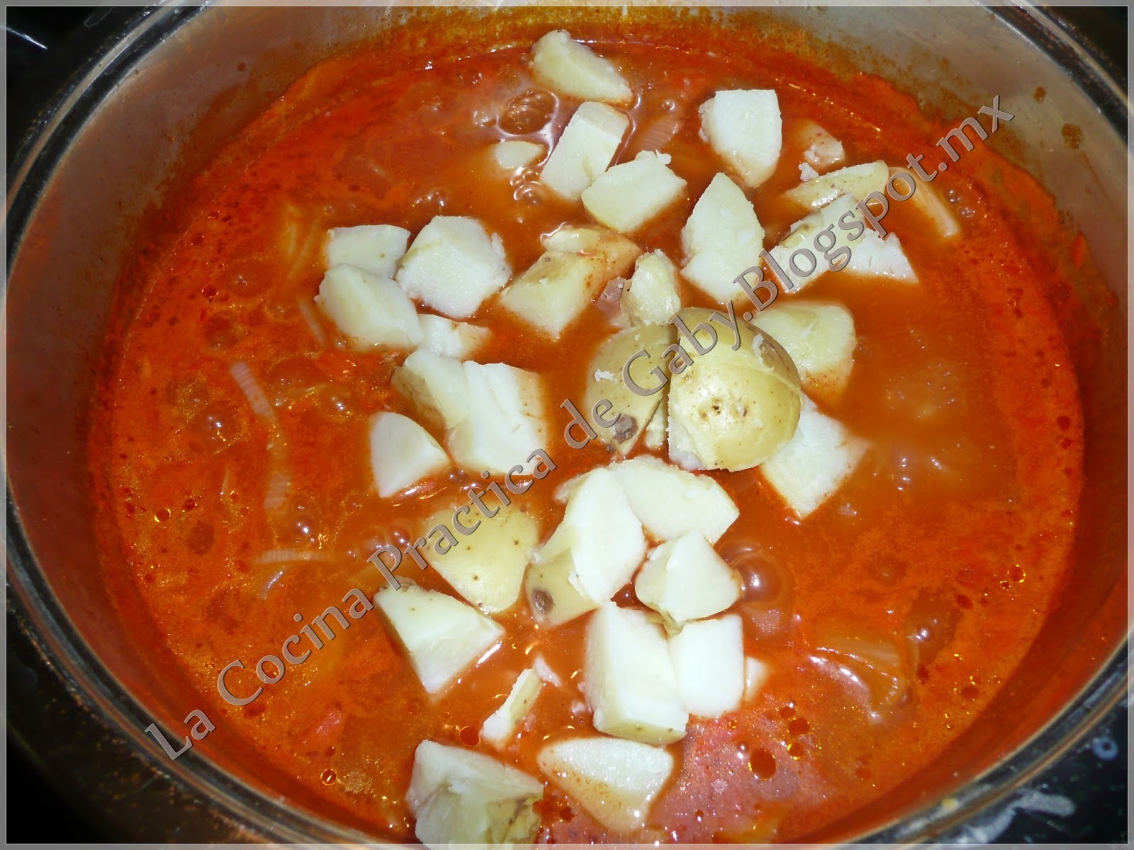 La Cocina Practica de Gaby: Pollo con Papas