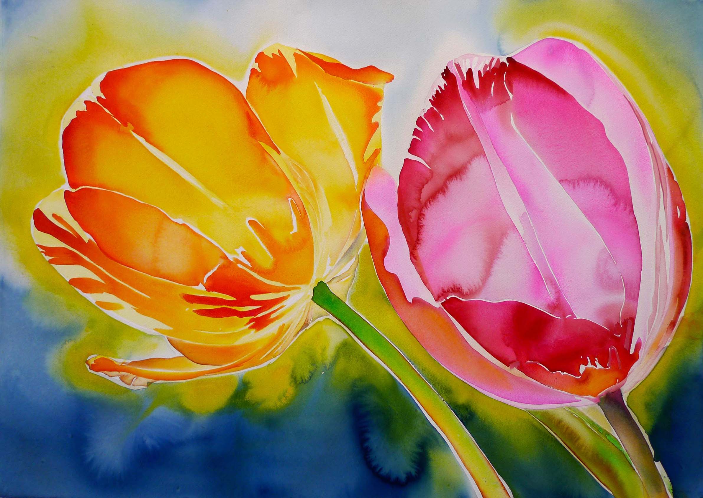 Carol Carter, 1955 | Watercolor painter | Tutt'Art@ | Pittura ...