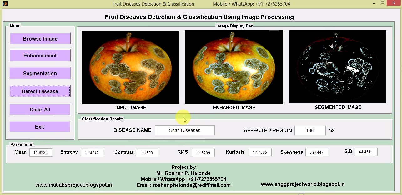 Matlab Project Fruit Disease Detection And Classification Using Image Processing Full Source Matlab Project Fruit Disease Detection And Classification Using Image Processing Full Source