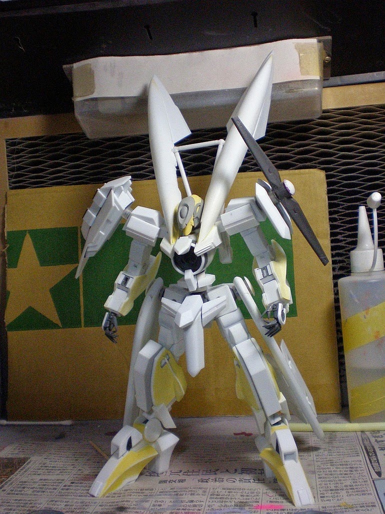 MG 1/100 GN-X Custom Build converted to Throne Varanus