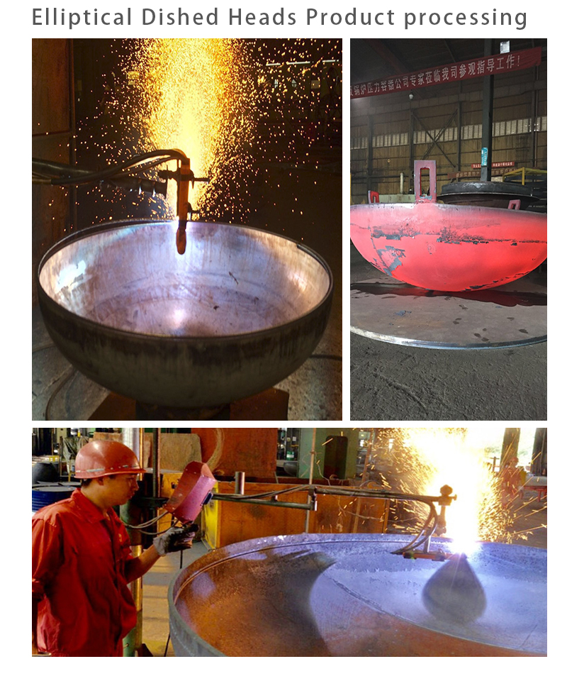 ASME Cold Pressing SS Material Elliptical Dished Heads