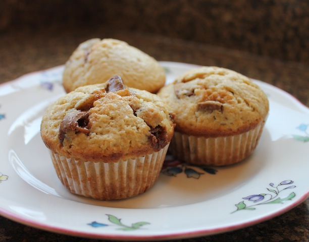 Food Lust People Love: Chocolate-covered Caramel Muffins #MuffinMonday