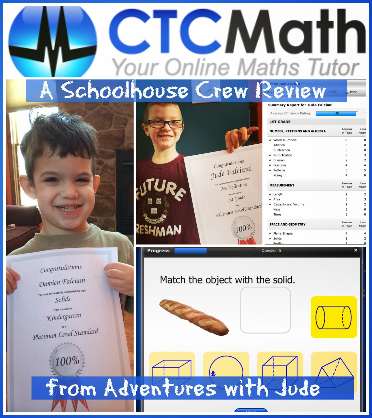 Adventures with Jude: CTC Math (A Schoolhouse Crew Review)