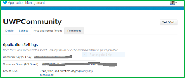 Step 4: Create XAML UI for user twitter login, displaying user details ...