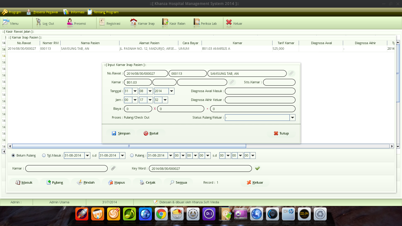 SIM RS/SIMRS/Software Rumah Sakit Khanza HMS: Fitur-fitur yang sudah ...