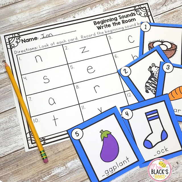 Kindergarten Write the Room Bundle | Mrs. Black's Bees